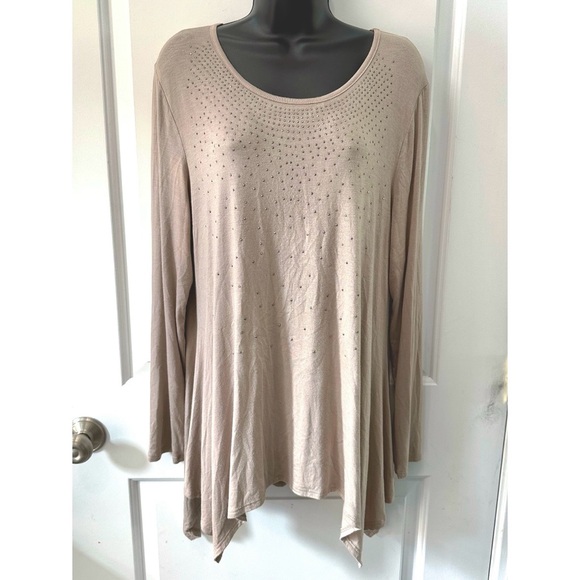 Vocal | Tops | Vocal Tunic Top Embellished With Rhinestones | Poshmark